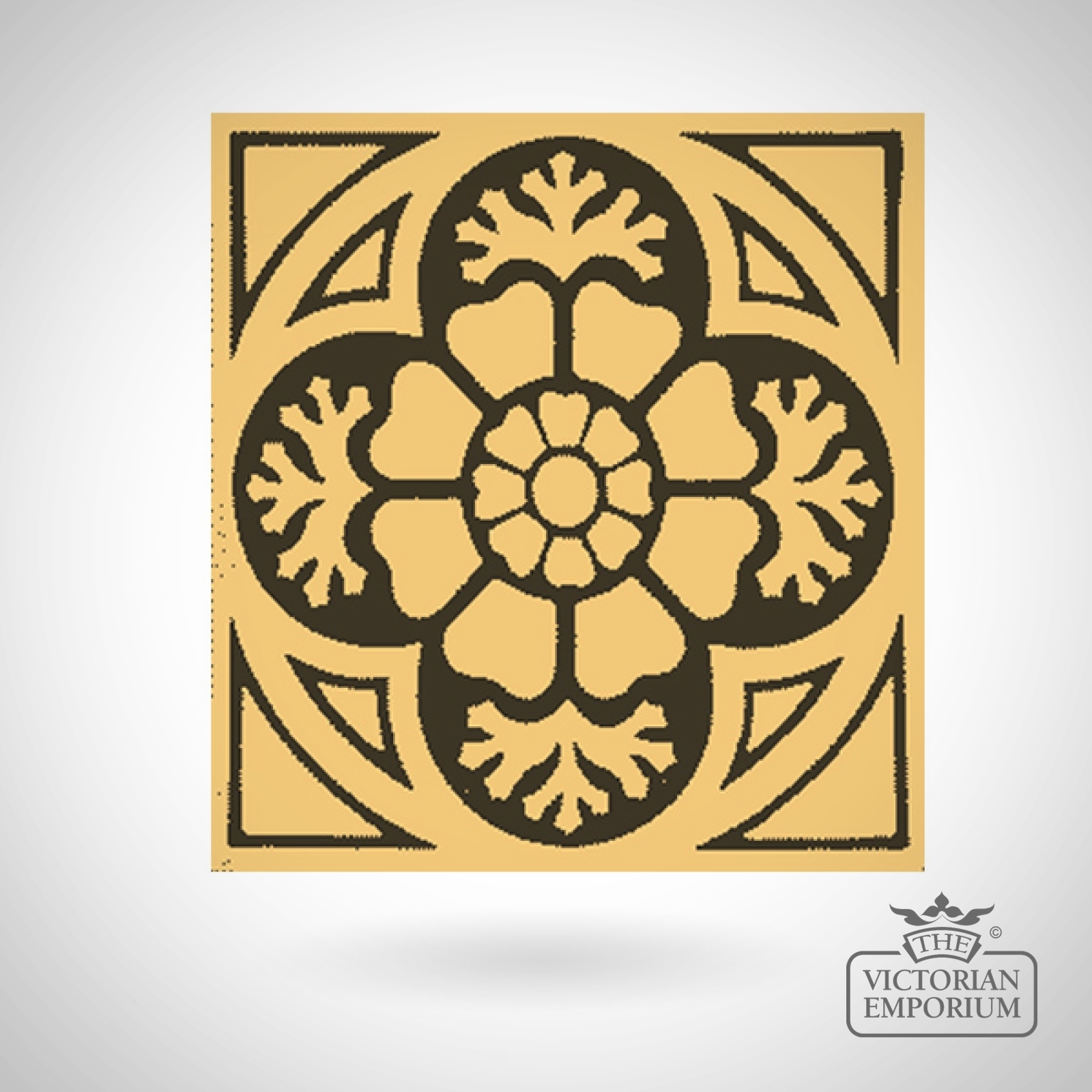 Encaustic 6" square tile - design 17