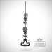 Black iron handcrafted bell crank with chain | Bells