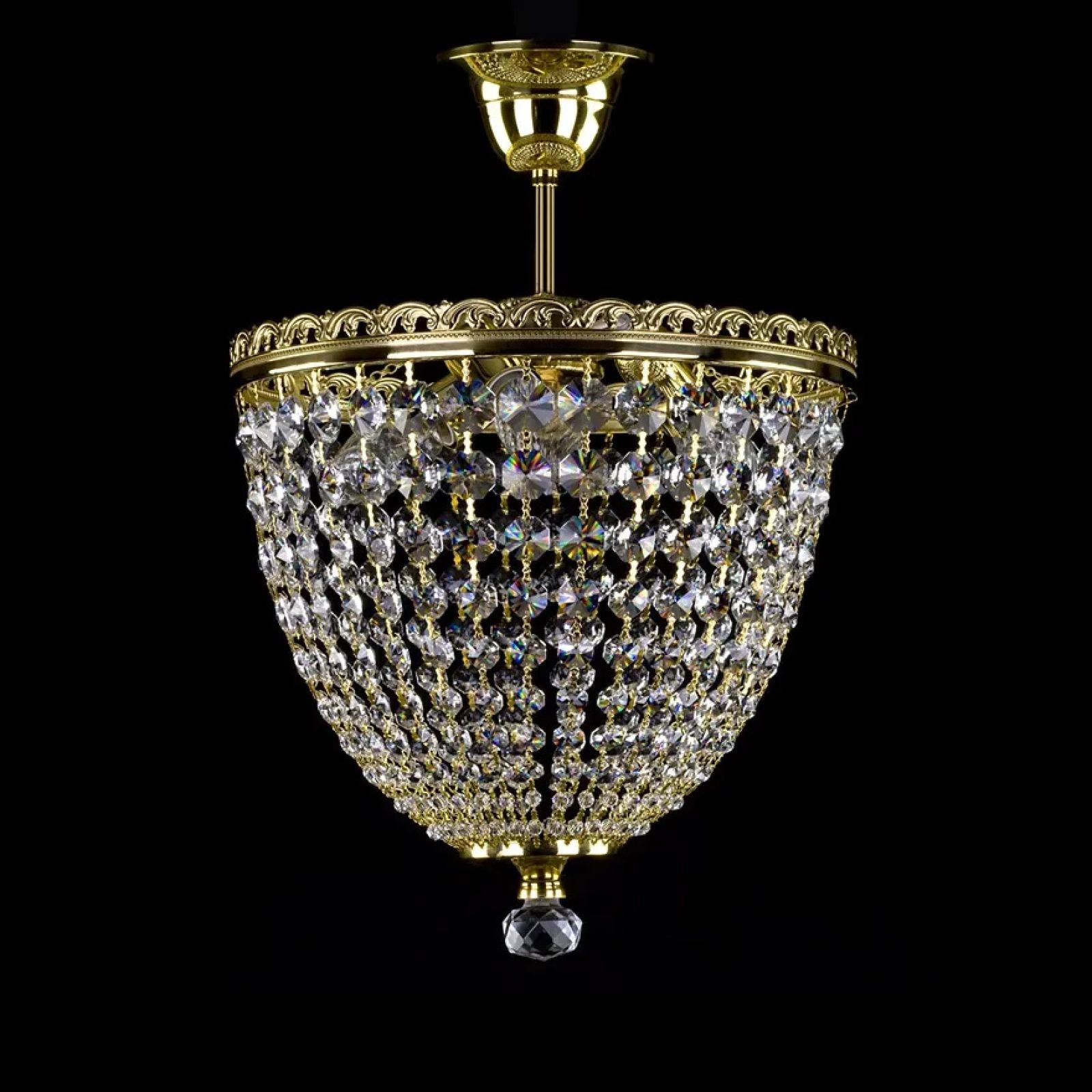 Shelley Small Basket Chandelier | Ceiling Chandeliers