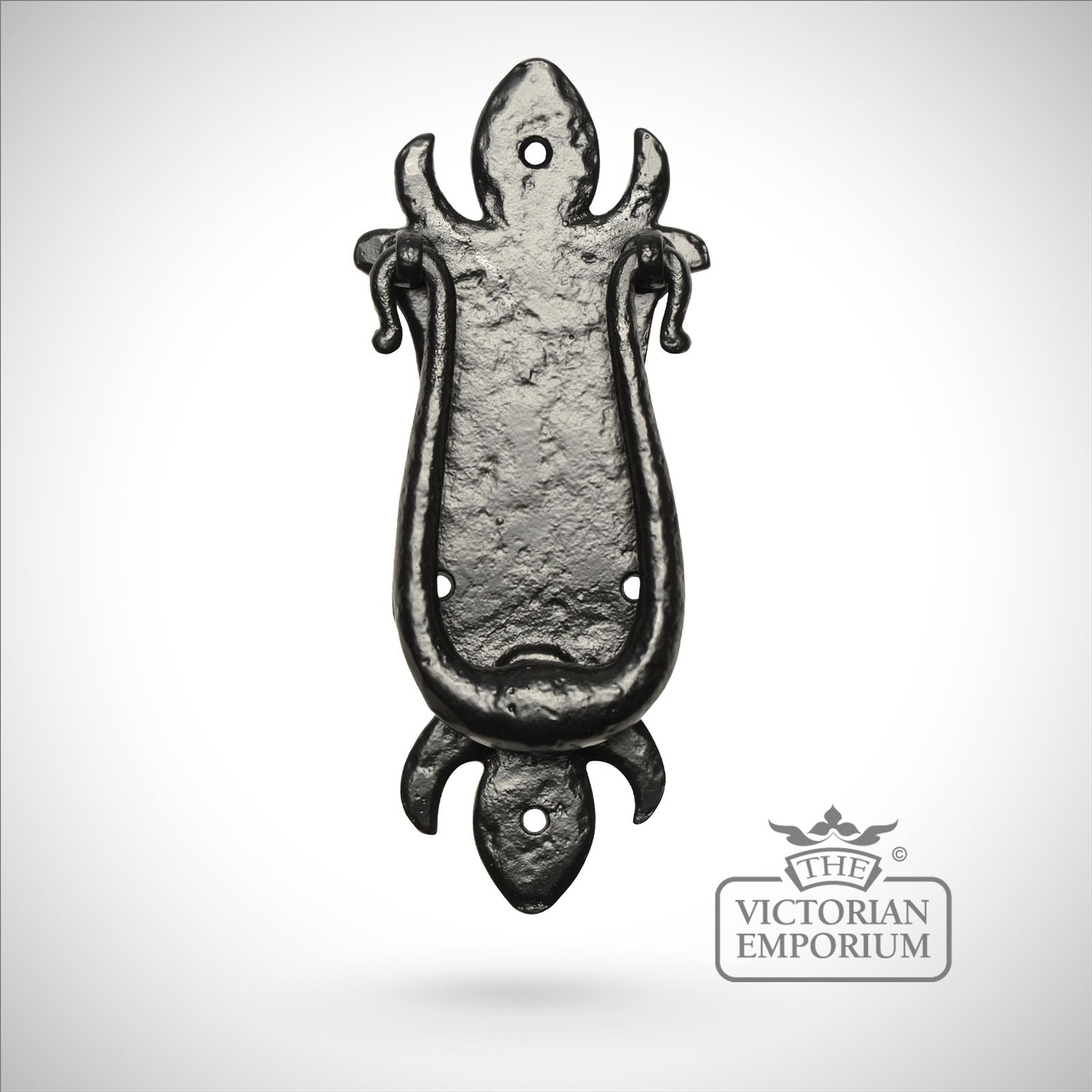Black iron handcrafted traditional door knocker | Knockers