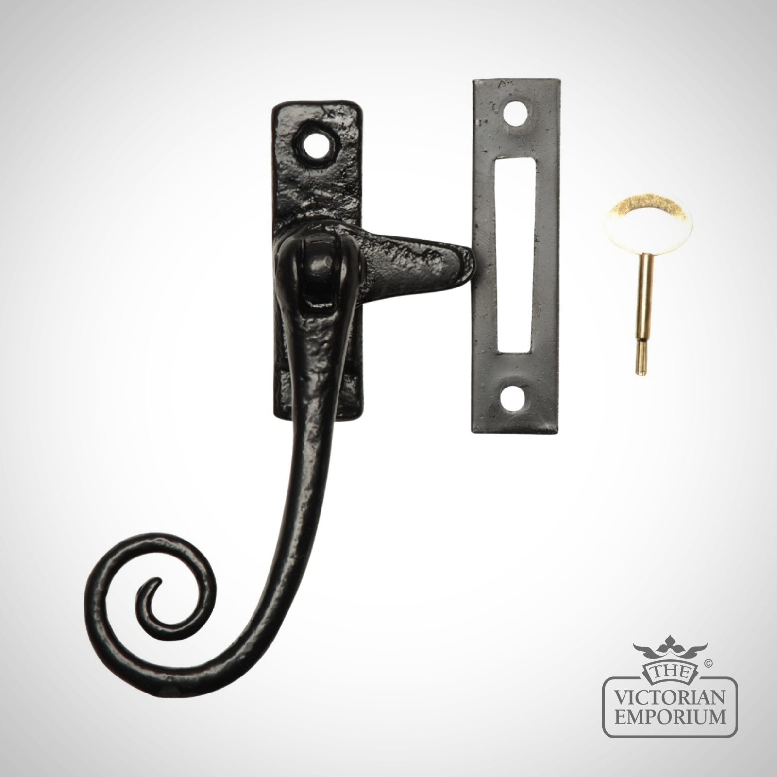 Black iron lockable fastener - Style 3 | Fasteners