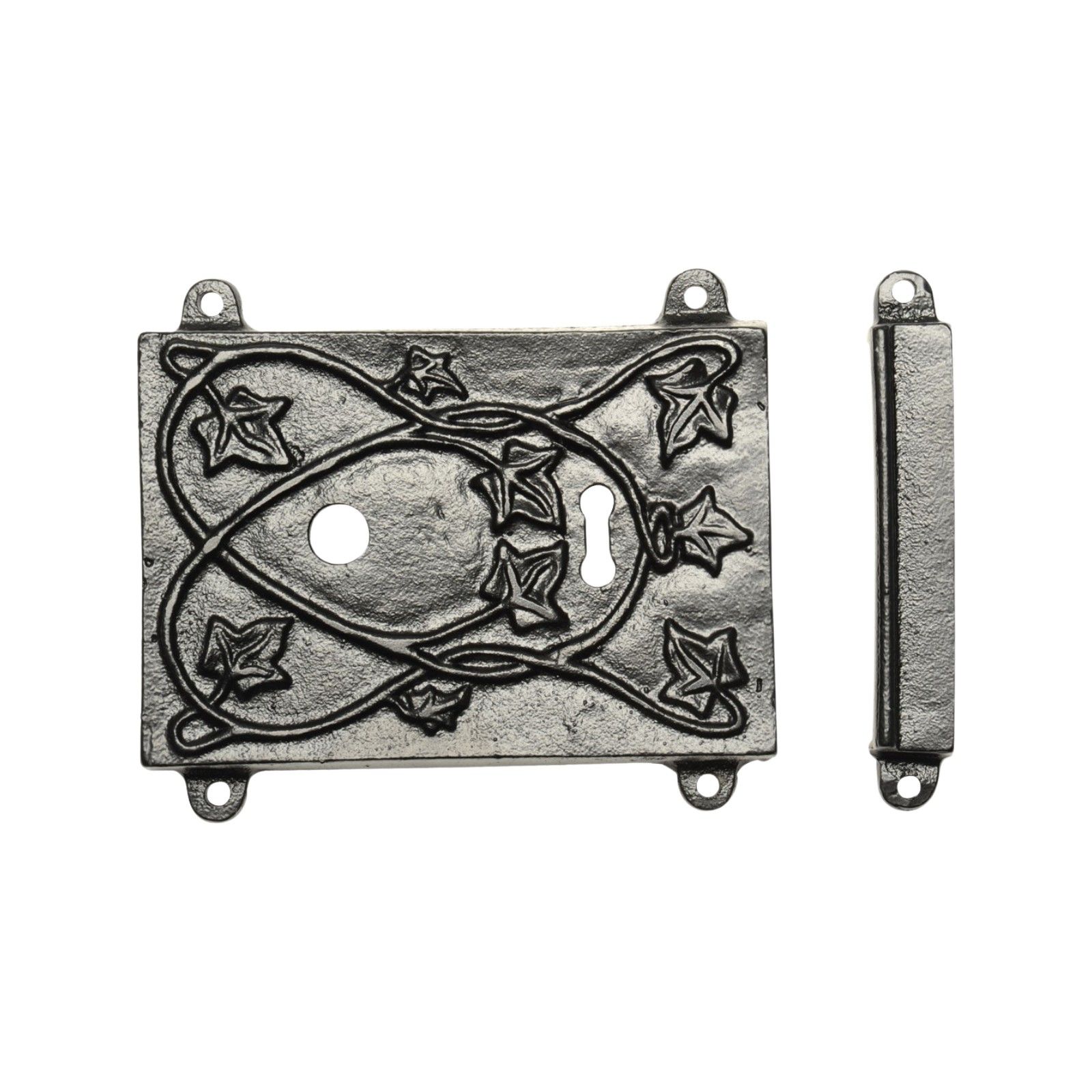 Black iron decorative lock | Locks | The Victorian Emporium