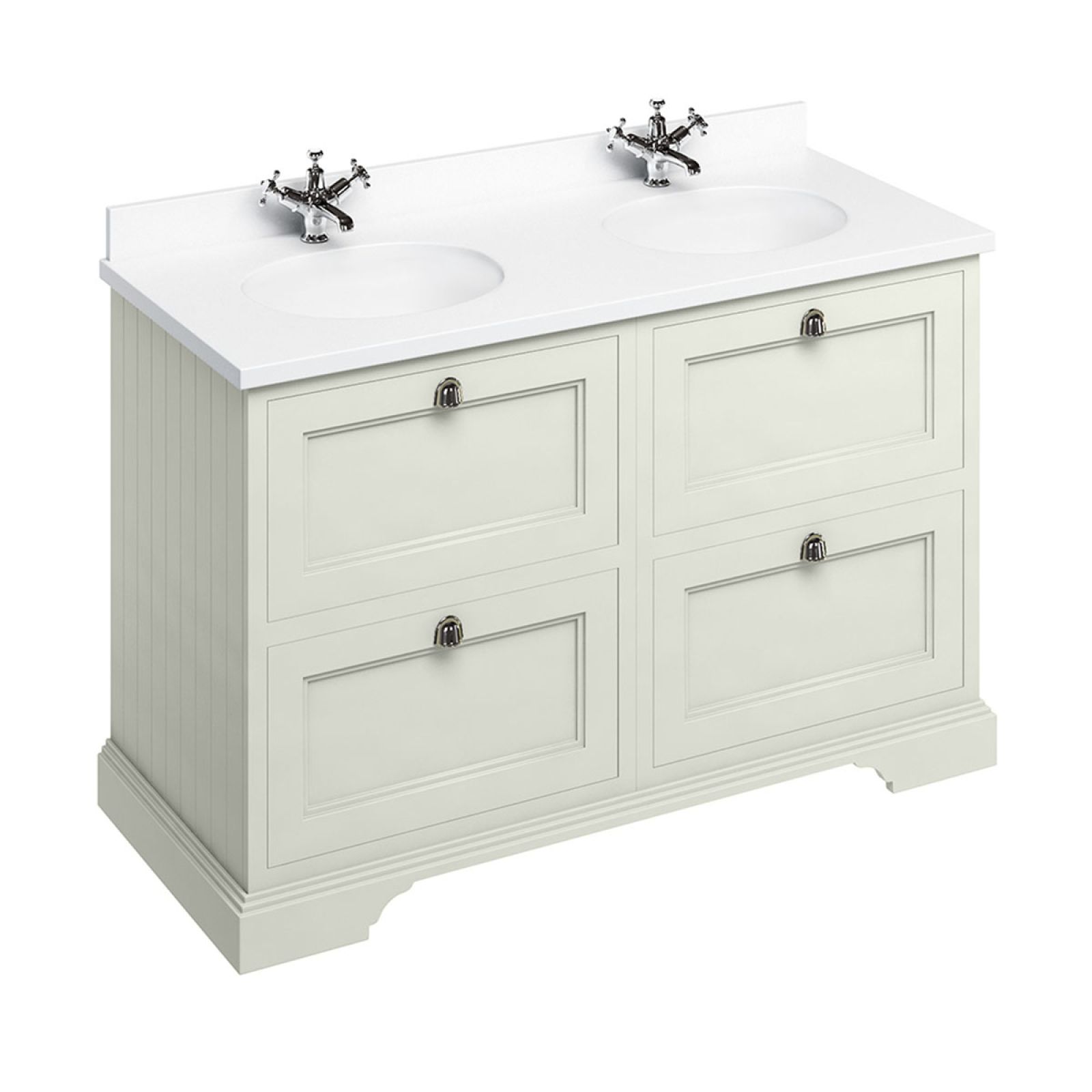 Freestanding 130cm wide Vanity Unit | The Victorian Emporium