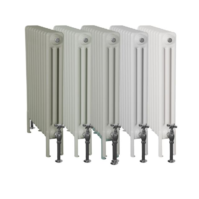 3 Column Plain Tall Steel Column Radiator - 710mm | The Victorian Emporium