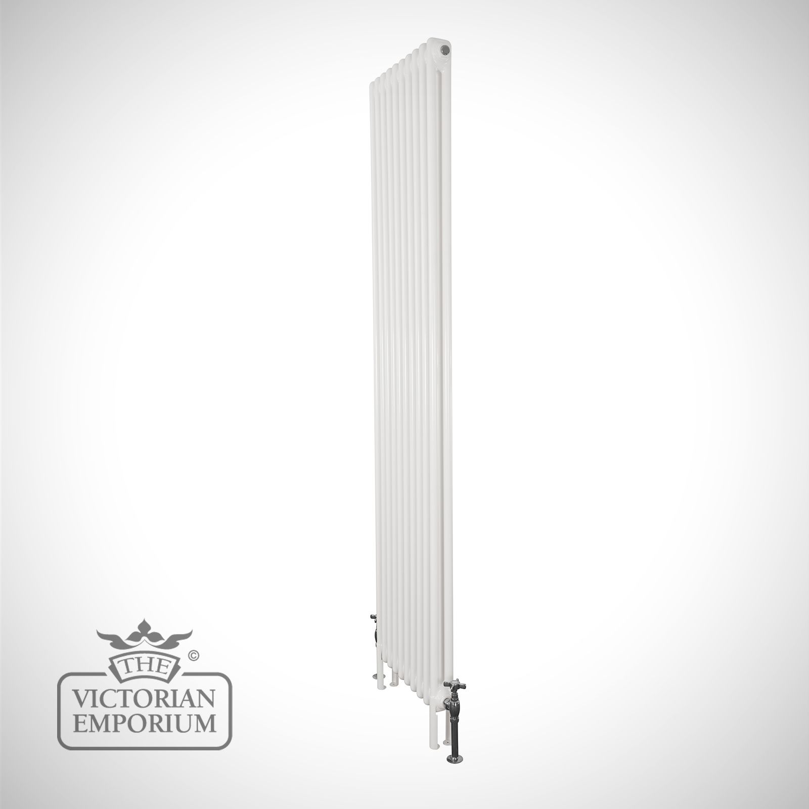 2 Column Plain Tall Steel Column Radiator - 1910mm | The Victorian Emporium