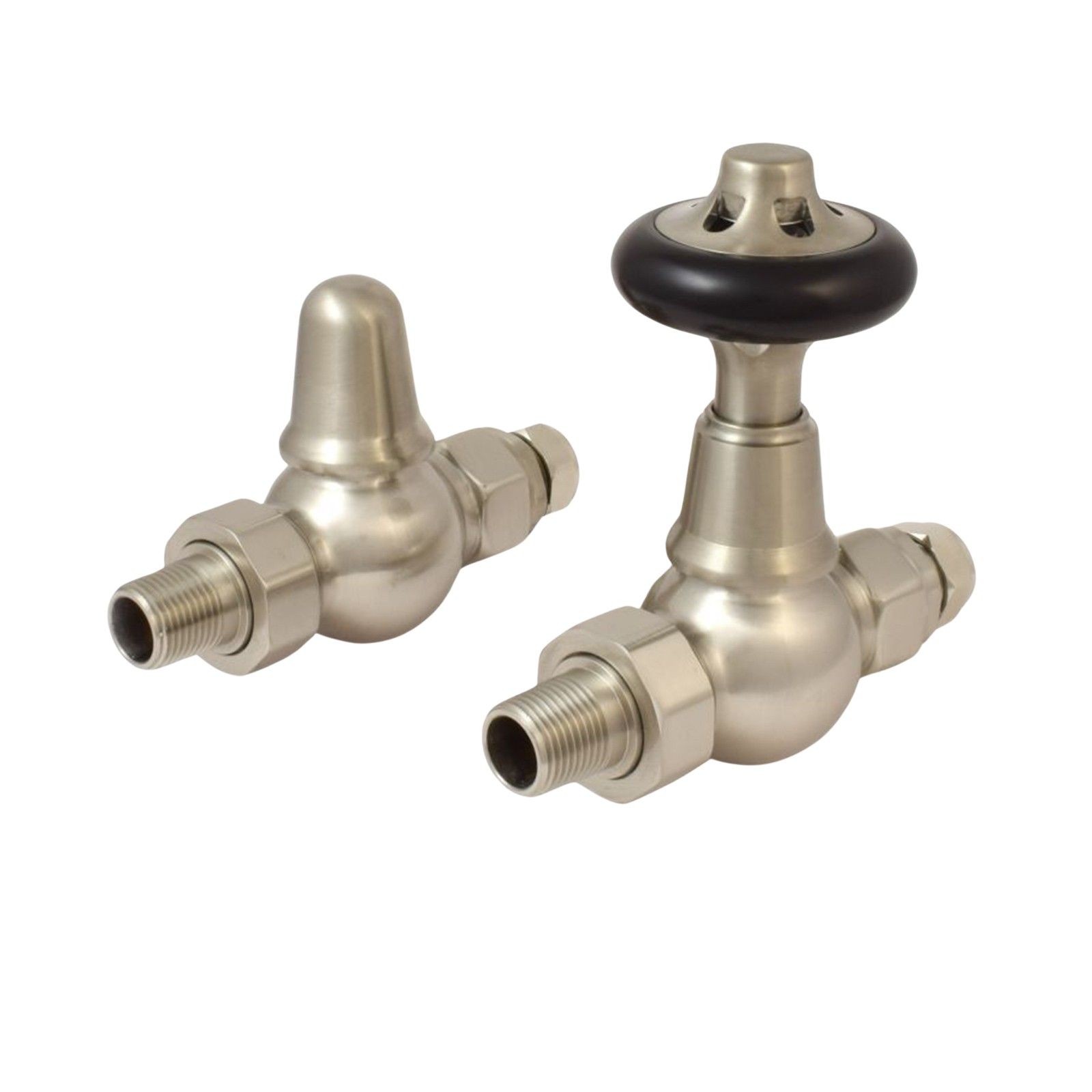Comodore Thermostatic Straight Radiator valve set