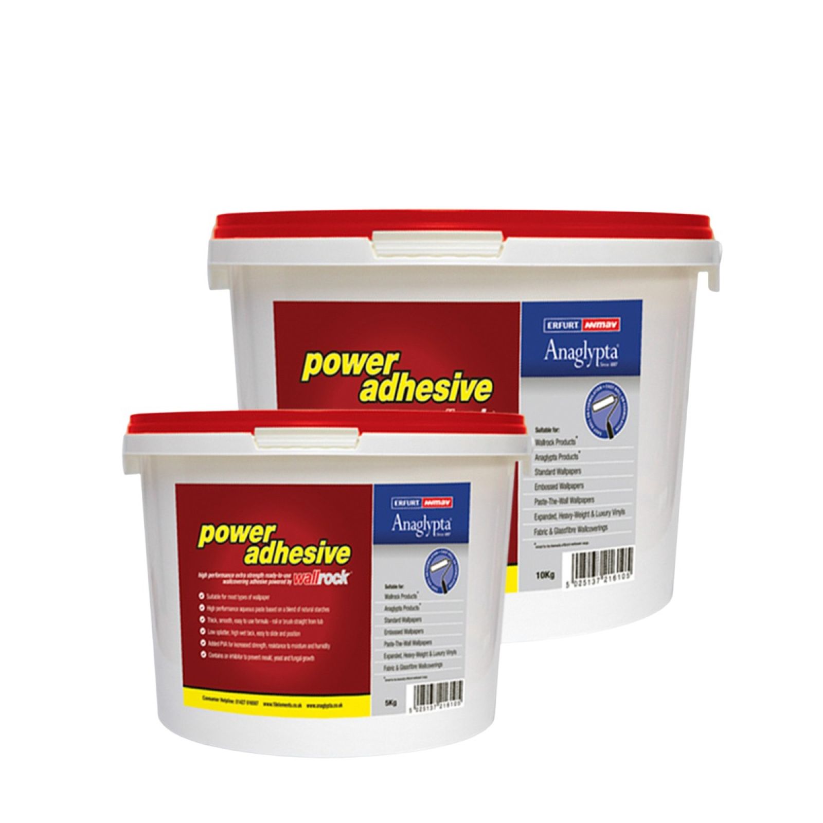 Wallrock Power Adhesive 5kg & 10kg - Ready‑Mixed Paste