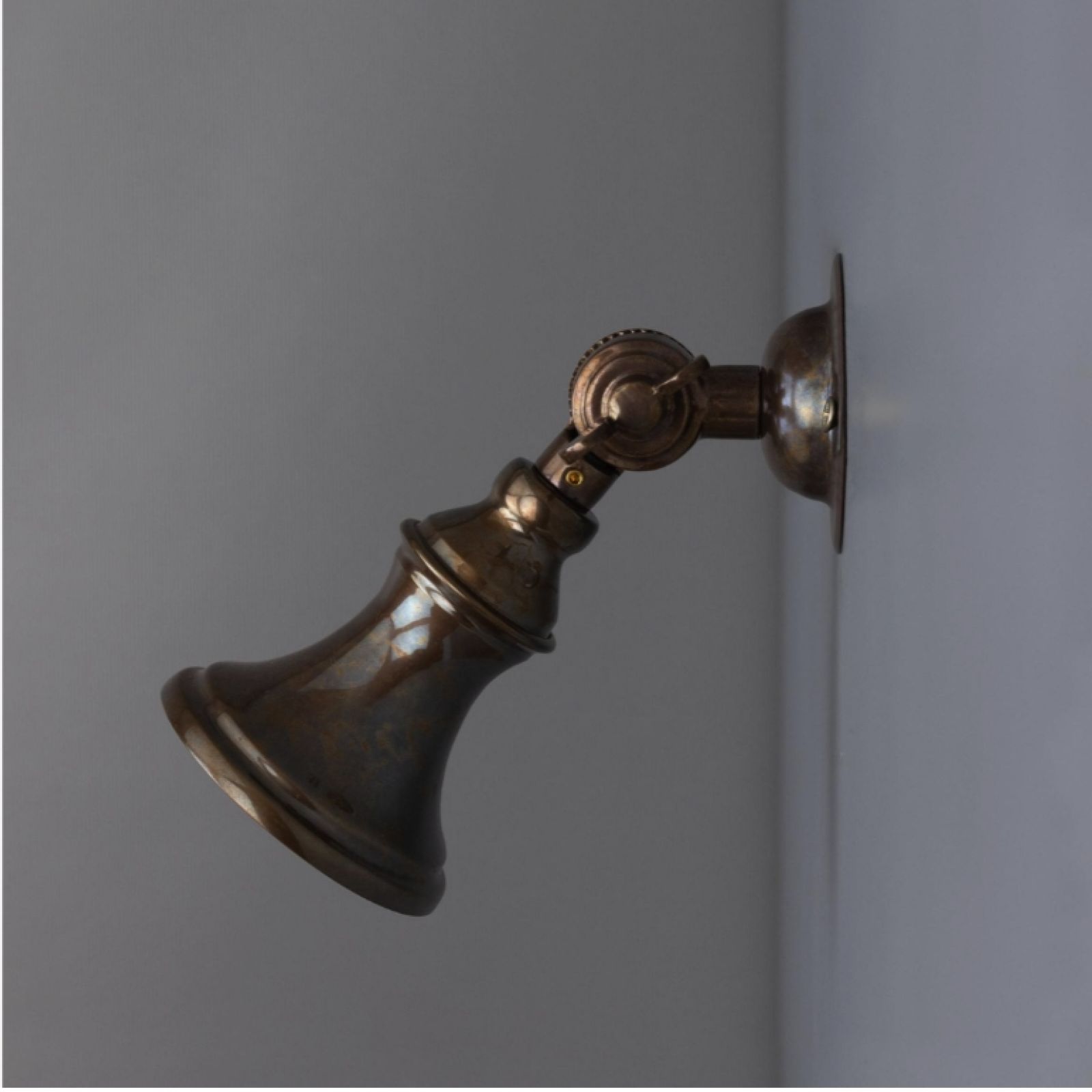 Acra Traditional Brass Spot Light in a choice of finishes