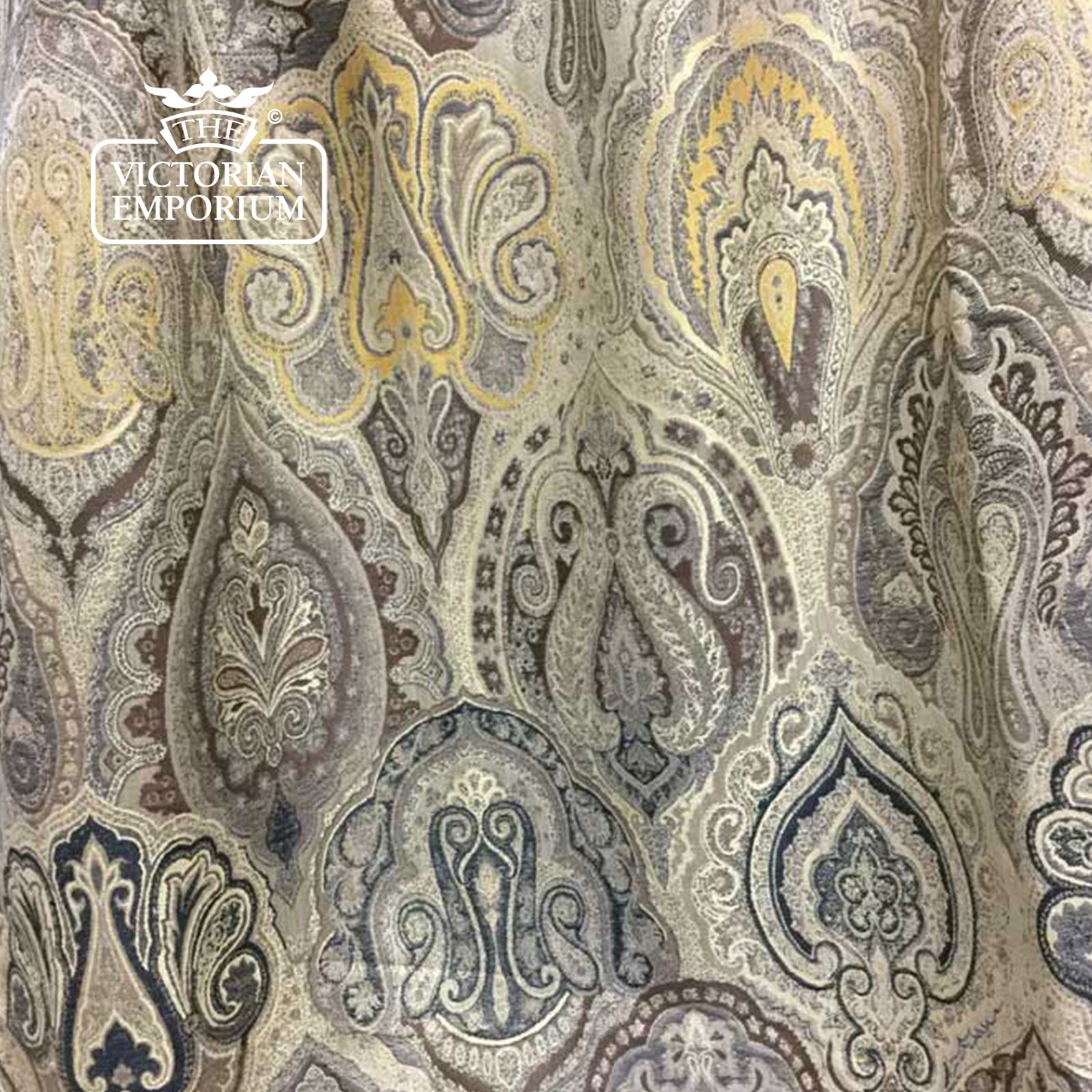Babylon Paisley Fabric in a choice of colourways