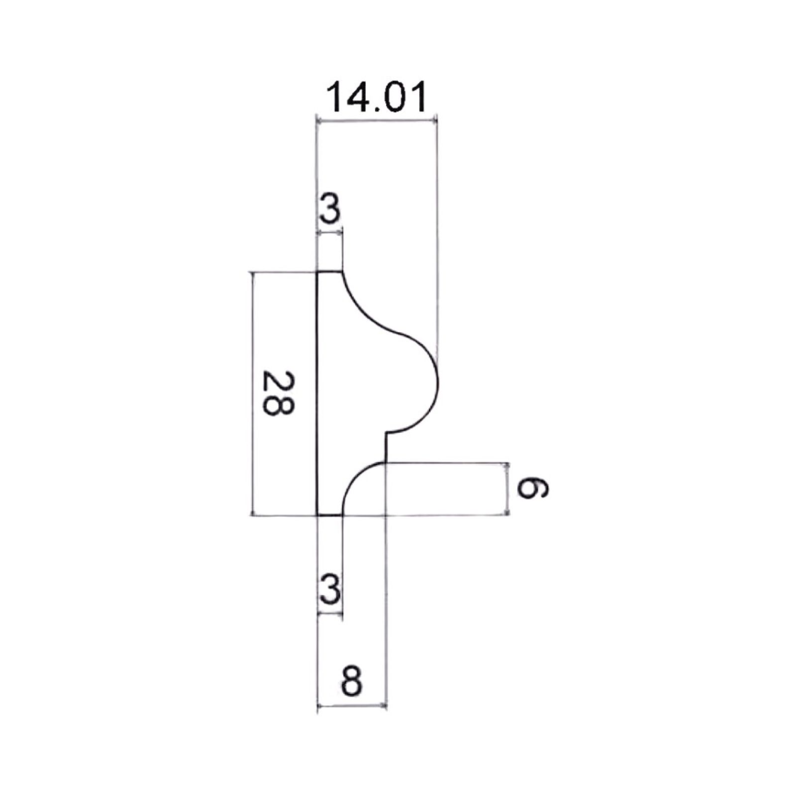 Edging / beading 28mm x 14mm | Edging / Beading