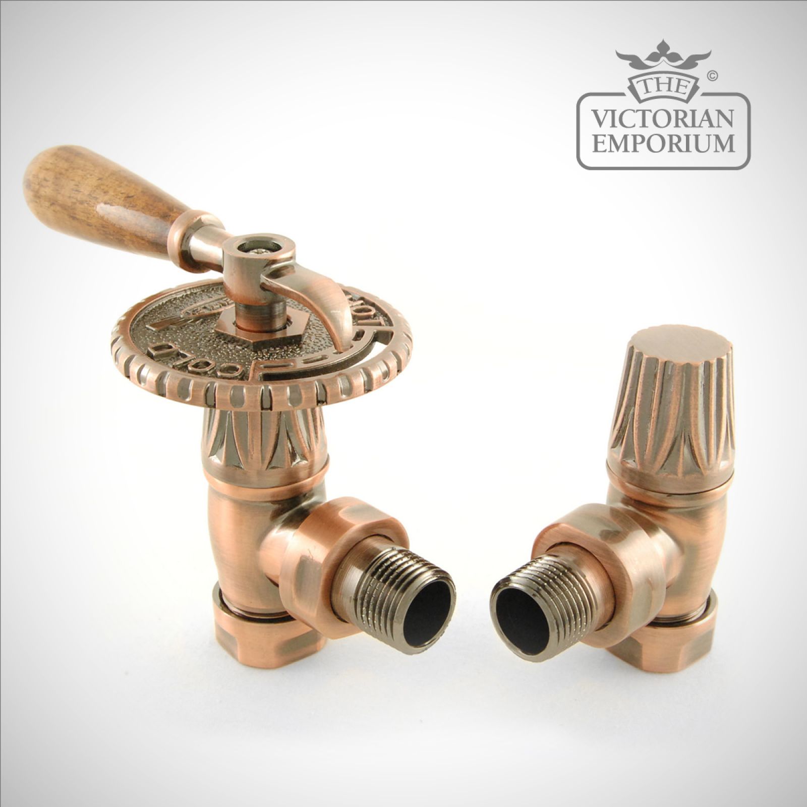 Benthall Steampunk Lever Radiator valve set