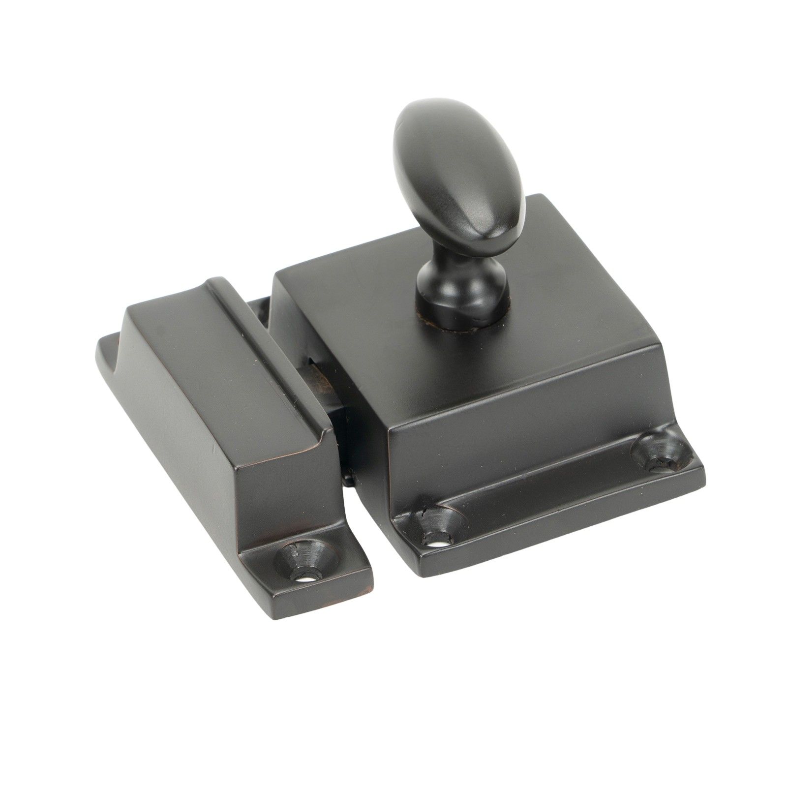 Cabinet Latch in Aged Bronze | Cabinet locks and latches