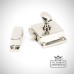 Cabinet Latch in Polished Nickel | The Victorian Emporium