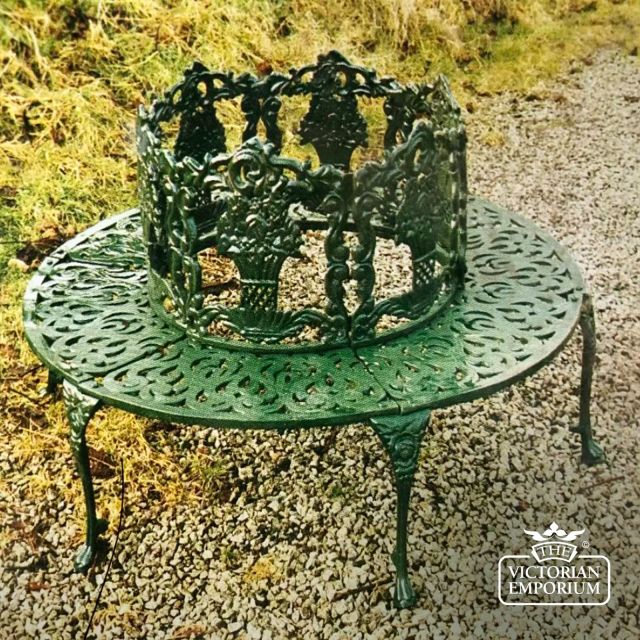 Victorian Cast Circular Tree Garden Bench
