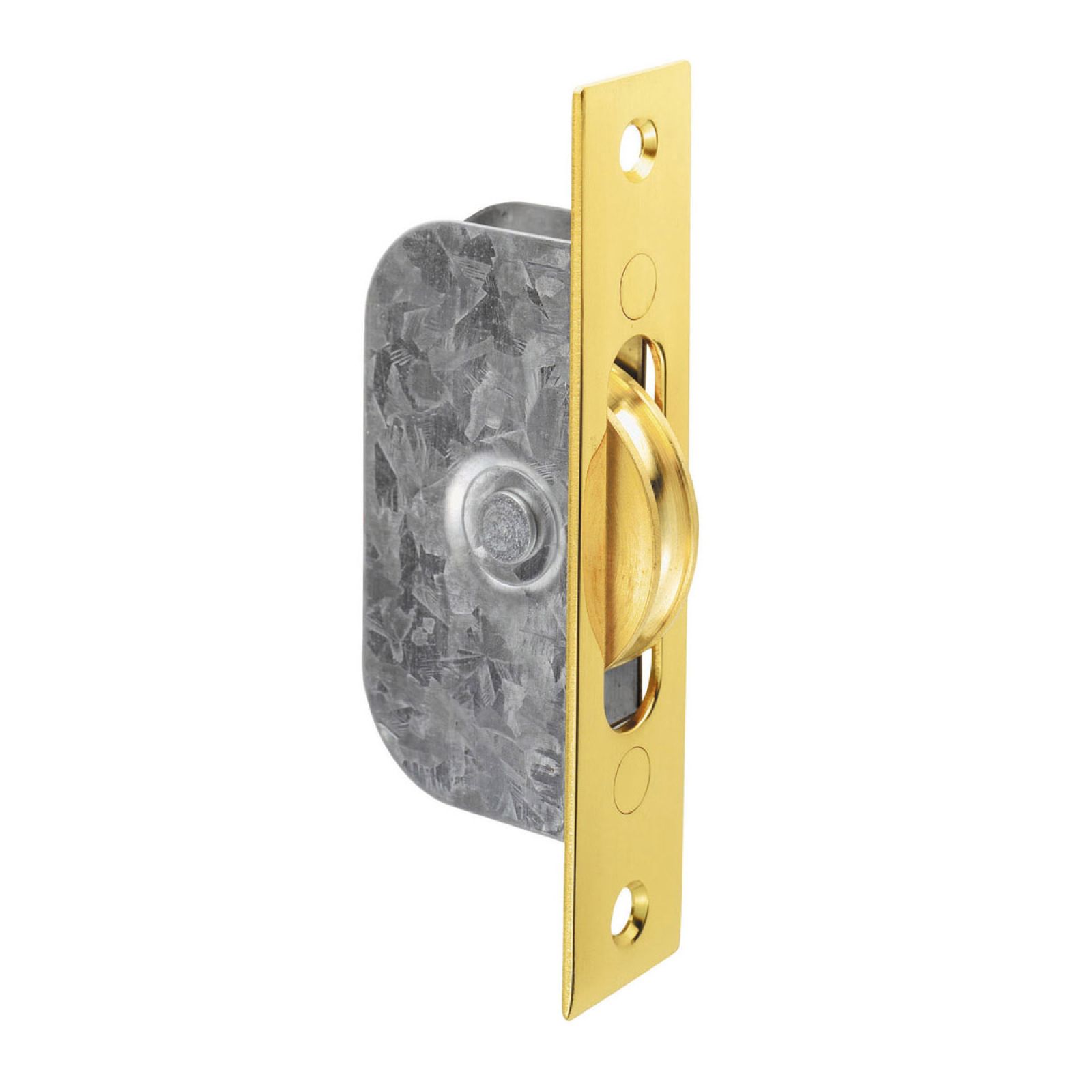 Sash window axle pulley - square forend with wheel