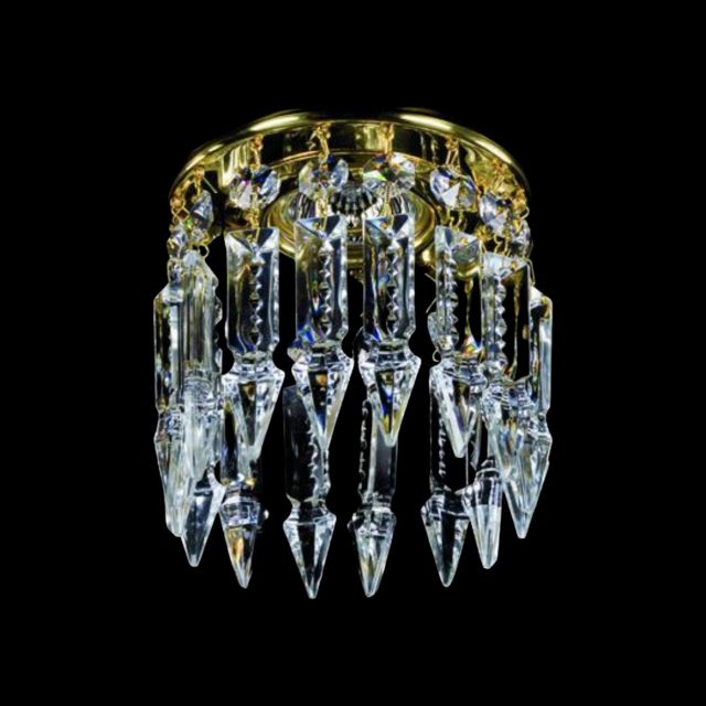 Spot light with crystal spears | The Victorian Emporium