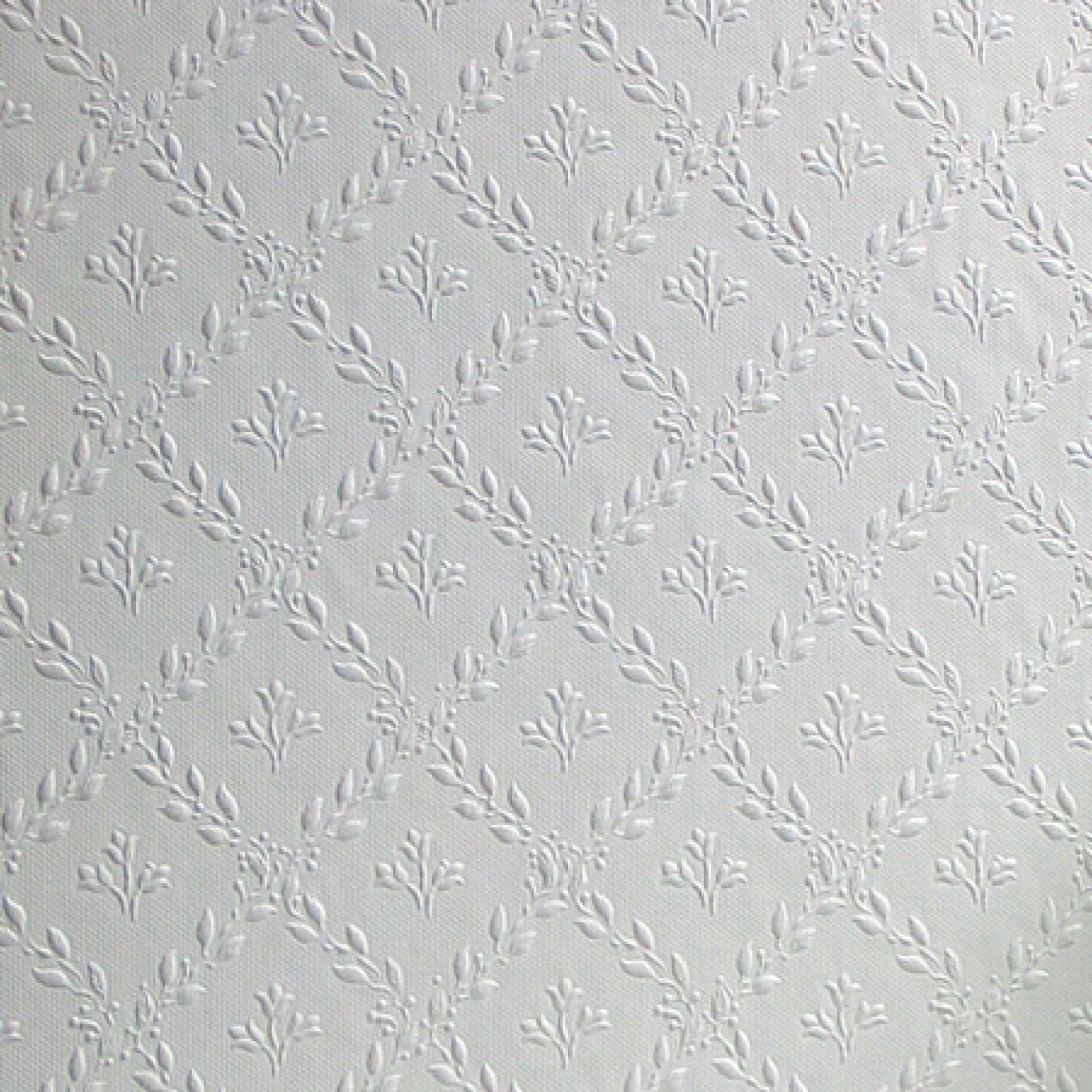 Anaglypta Wallpaper with Floral Trellis Design - VE393