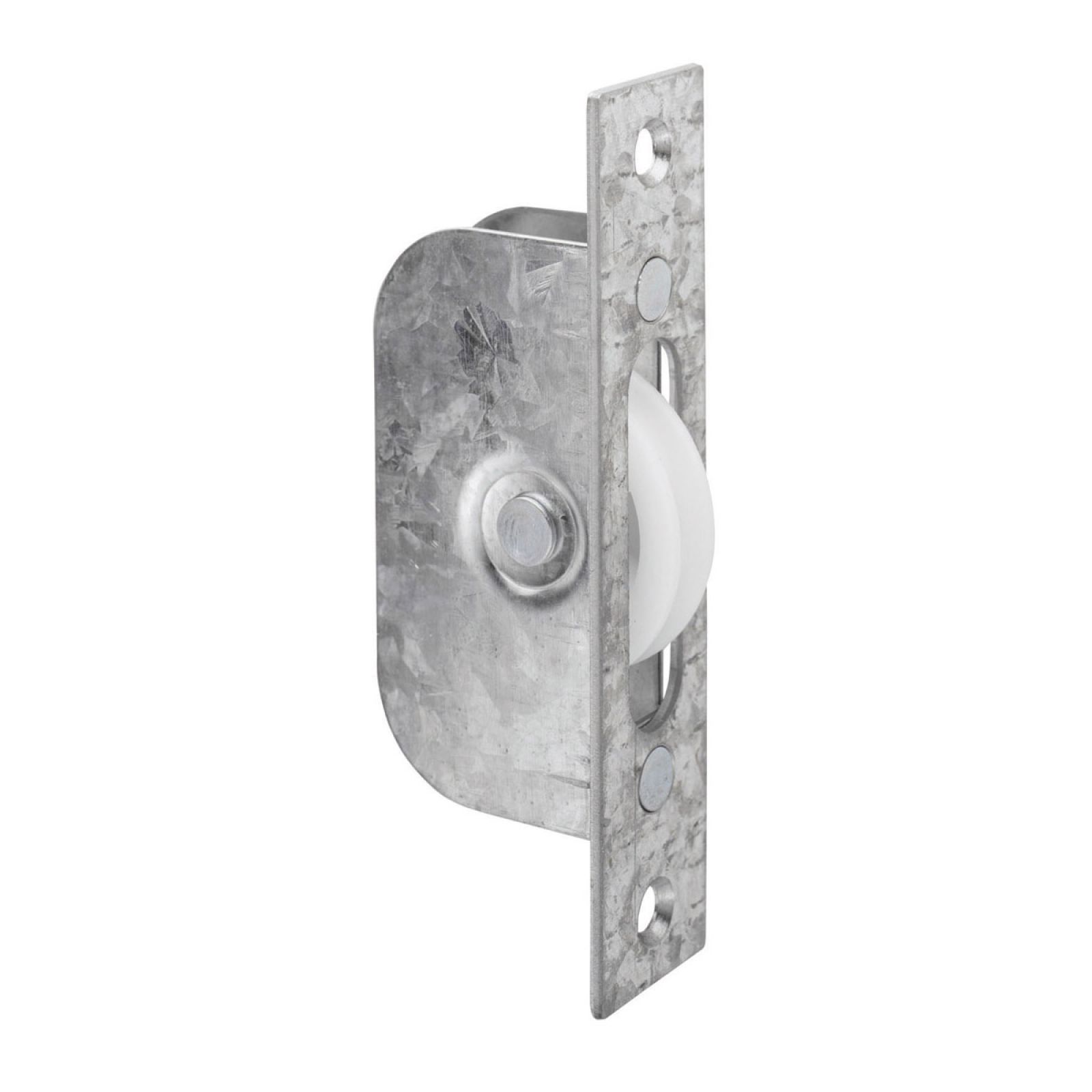 Sash Window Axle Pulley - Galvanised & Nylon Wheel