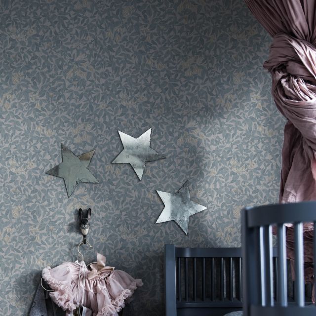 Linnea wallpaper in a choice of 3 colourways