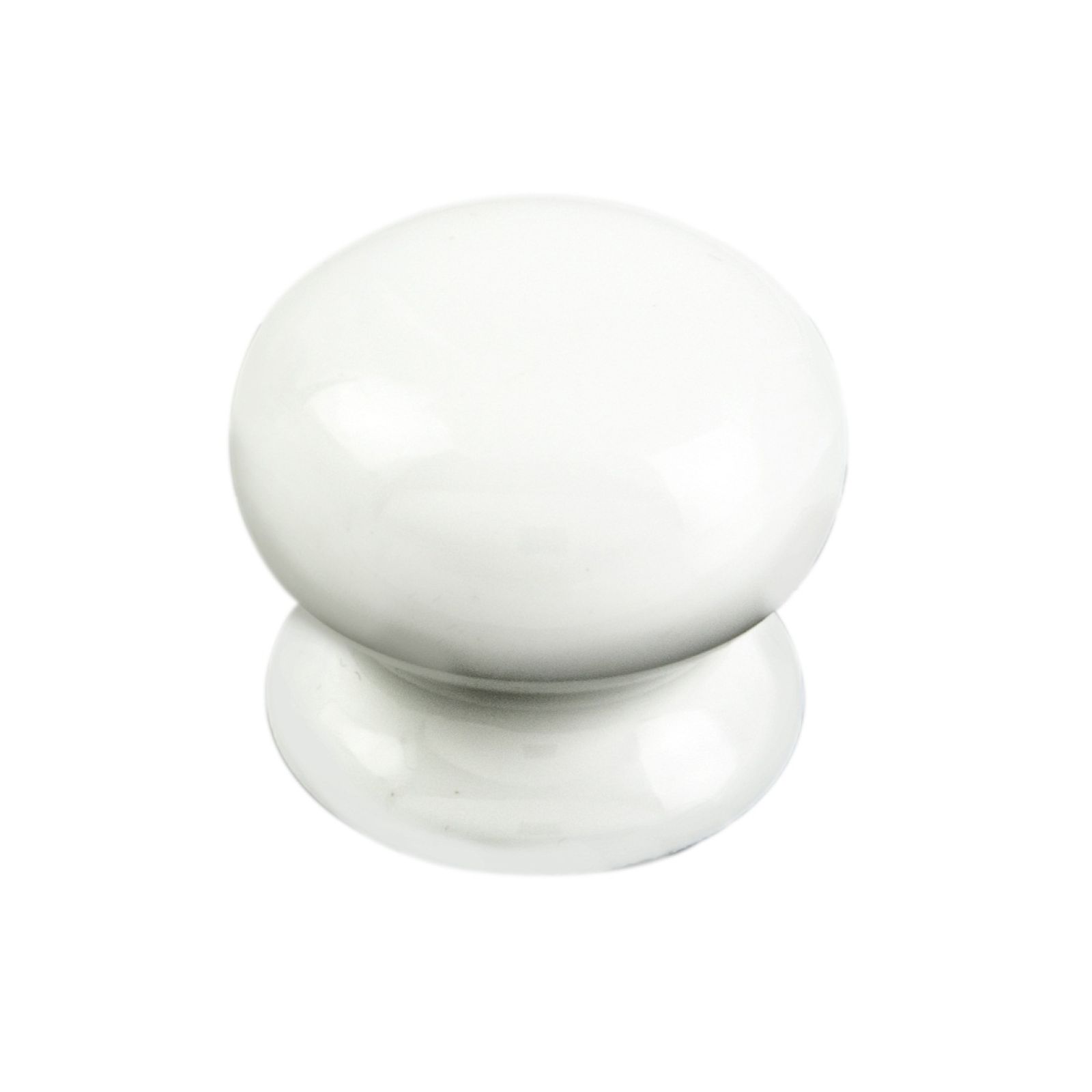 One Piece Porcelain Cupboard Knob In A Choice Of Sizes | Knobs